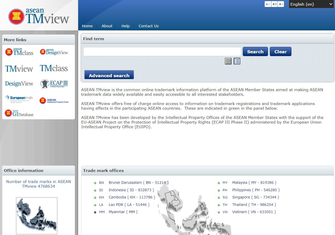 Tra cứu nhãn hiệu bằng phần mềm Asean TMView